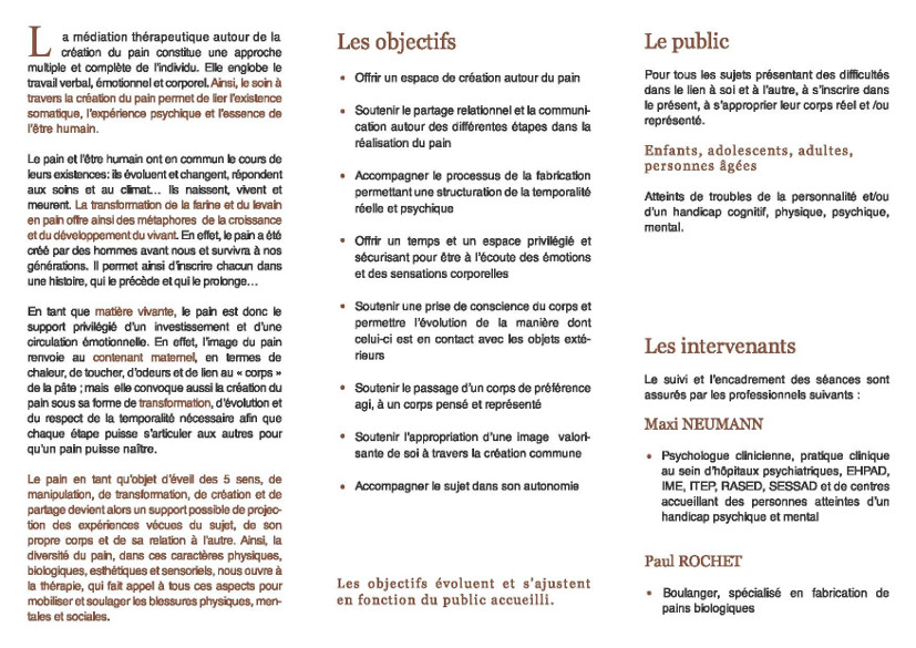 Ateliers exploration personnelle - Le fournil des Eparis Le fournil des ...