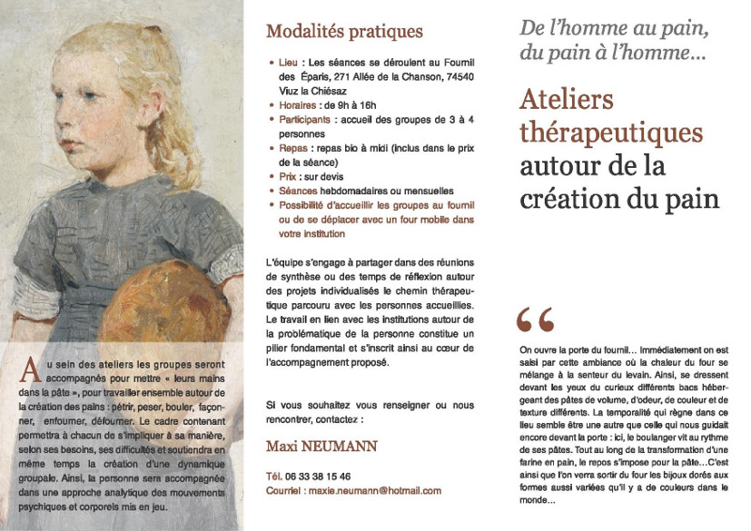 Maxi NEUMANN - Atelier thérapeutique autour du pain miniature - Le ...